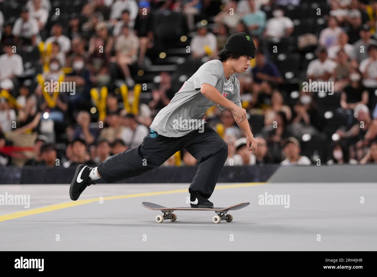 Tokyo, Japan. 12th Aug, 2023. Daiki Ikeda (JPN) Skateboarding : 2023 ...