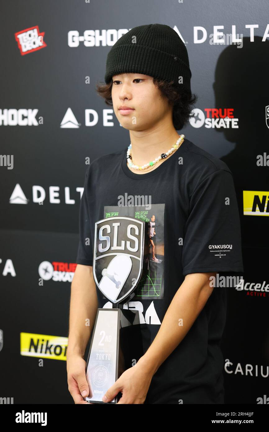 Tokyo, Japan. 12th Aug, 2023. Daiki Ikeda (JPN) Skateboarding : 2023 SLS CHAMPIONSHIP TOUR ...