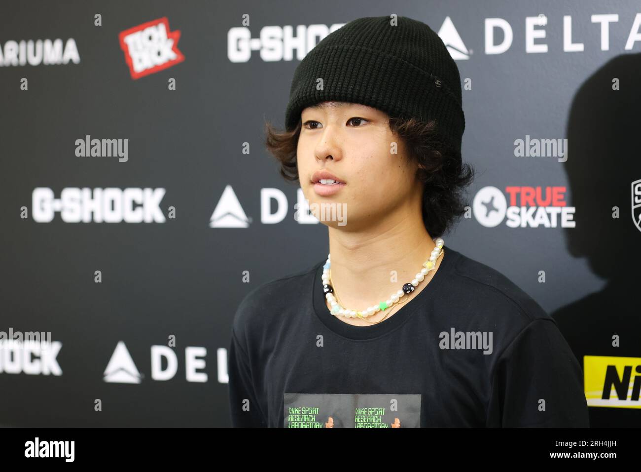 Tokyo, Japan. 12th Aug, 2023. Daiki Ikeda (JPN) Skateboarding : 2023 SLS CHAMPIONSHIP TOUR ...