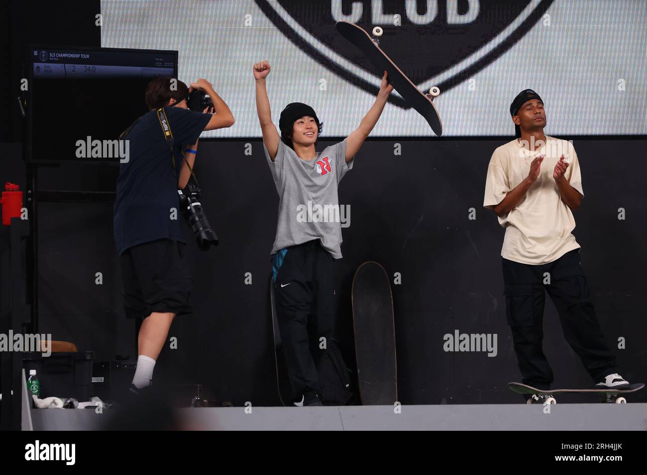 Tokyo, Japan. 12th Aug, 2023. Daiki Ikeda (JPN) Skateboarding : 2023 ...