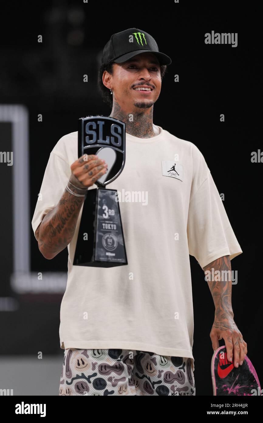 Tokyo, Japan. 12th Aug, 2023. Nyjah Huston (USA) Skateboarding : 2023 ...
