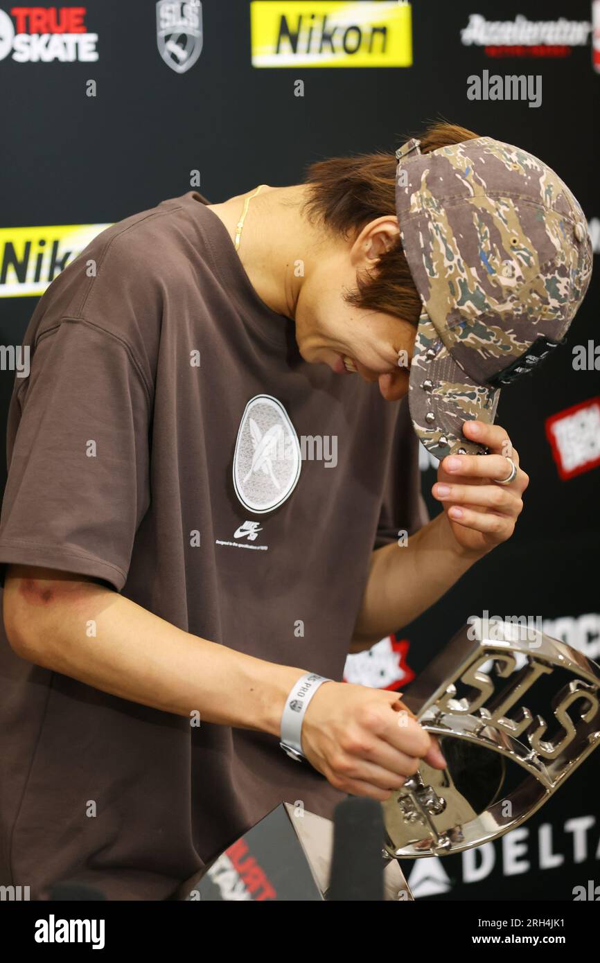 Tokyo, Japan. 12th Aug, 2023. Yuto Horigome (JPN) Skateboarding : 2023 ...