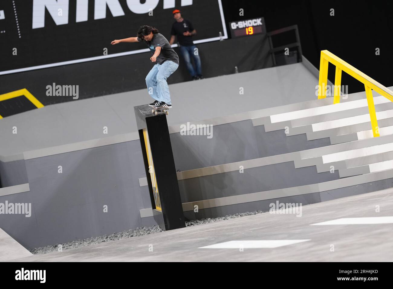 Tokyo, Japan. 12th Aug, 2023. Momiji Nishiya (JPN) Skateboarding : 2023 ...