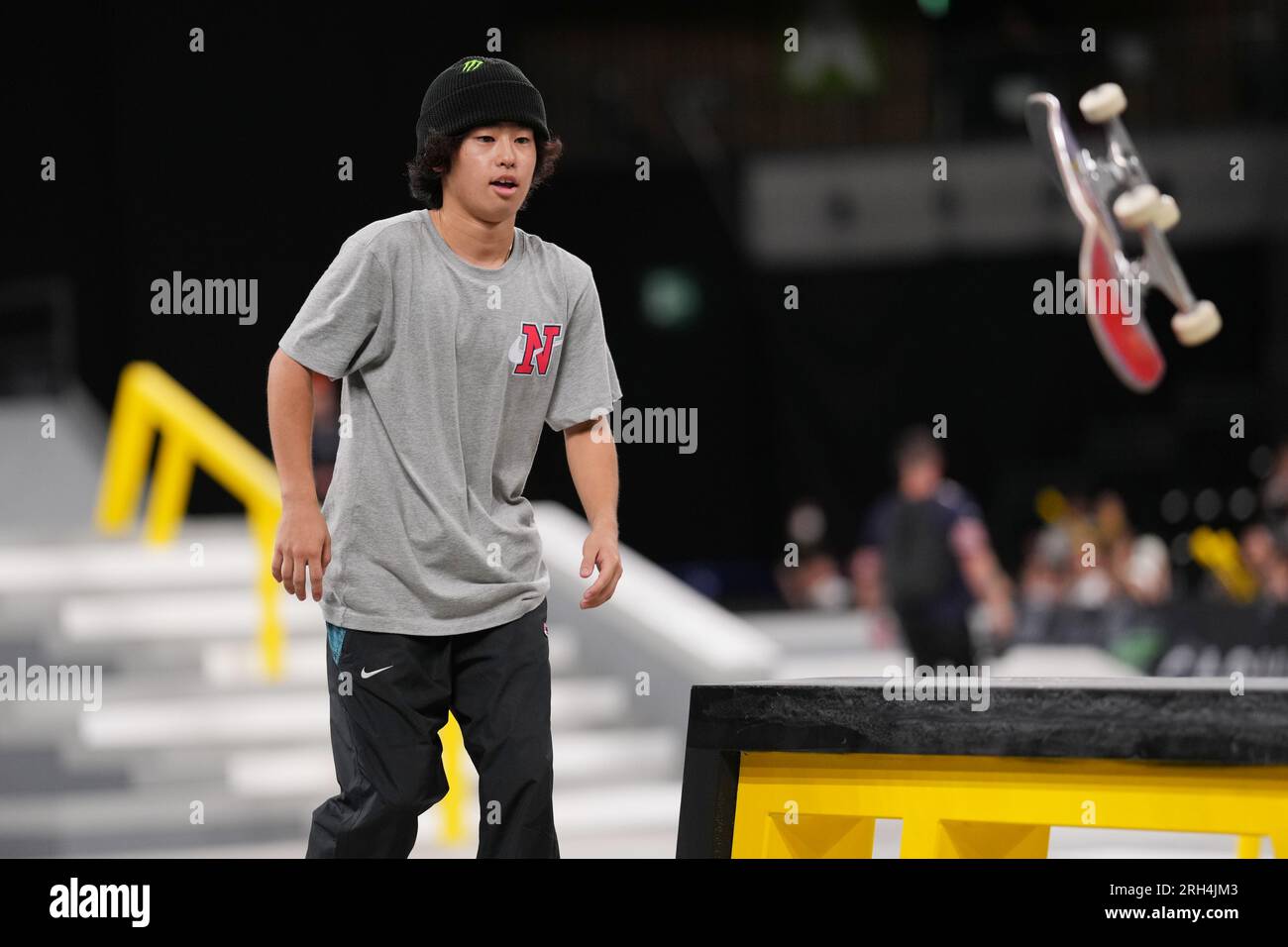 Tokyo, Japan. 12th Aug, 2023. Daiki Ikeda (JPN) Skateboarding : 2023 ...