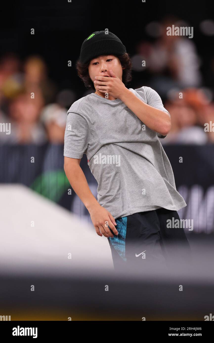 Tokyo, Japan. 12th Aug, 2023. Daiki Ikeda (JPN) Skateboarding : 2023 SLS CHAMPIONSHIP TOUR ...