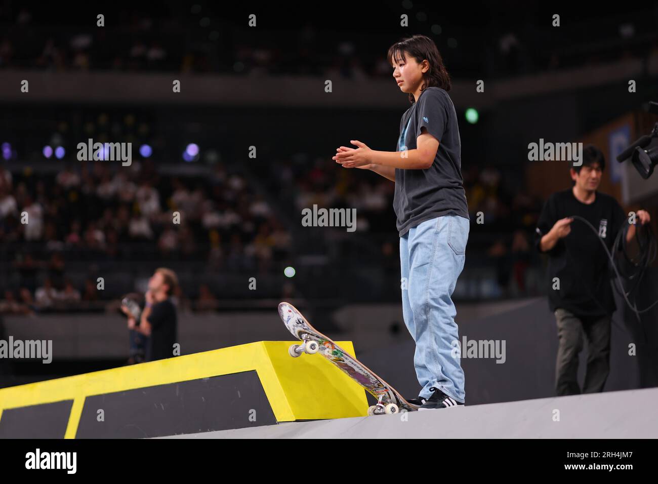 Tokyo, Japan. 12th Aug, 2023. Momiji Nishiya (JPN) Skateboarding : 2023 ...
