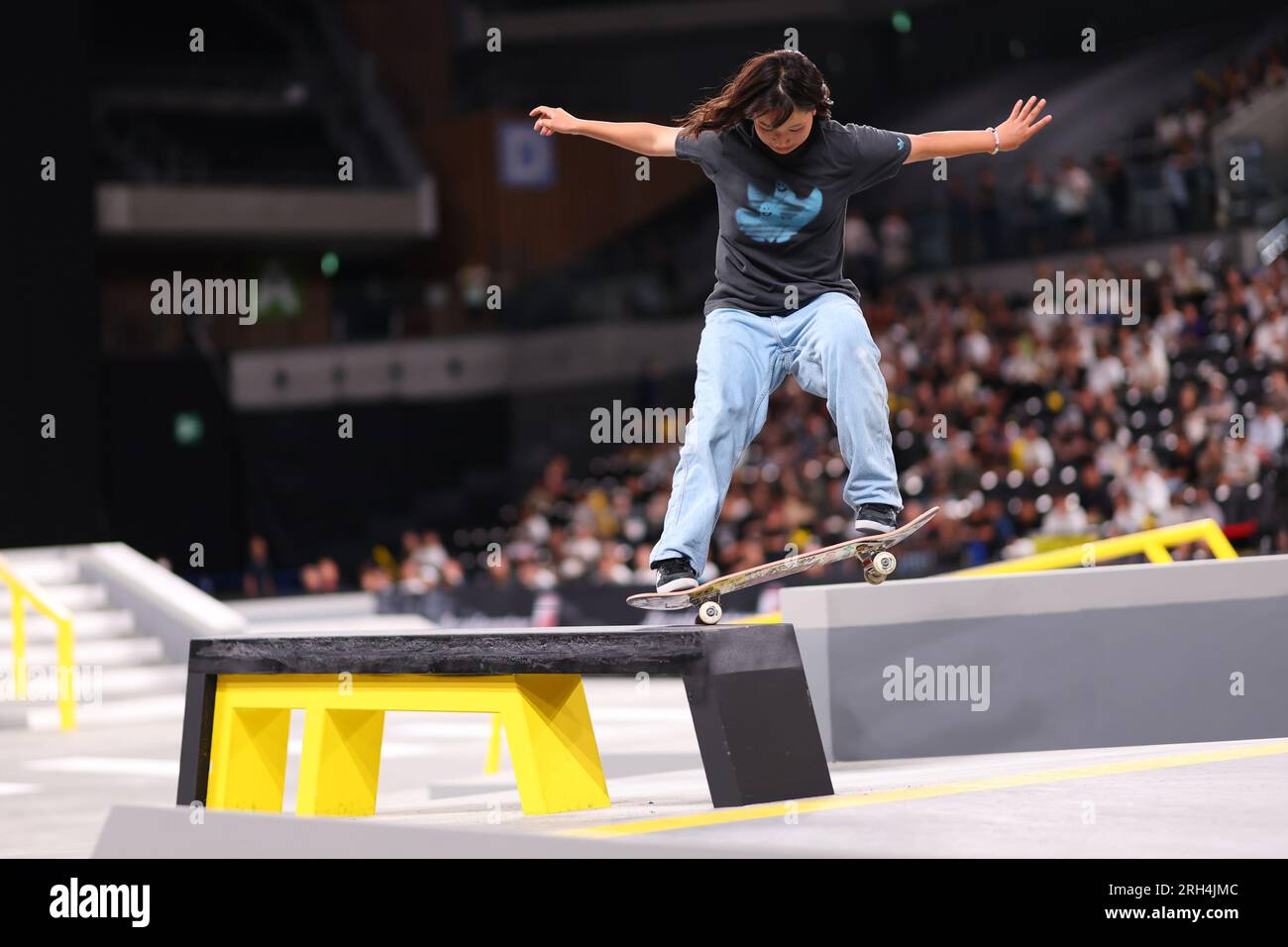 Tokyo, Japan. 12th Aug, 2023. Momiji Nishiya (JPN) Skateboarding : 2023 ...
