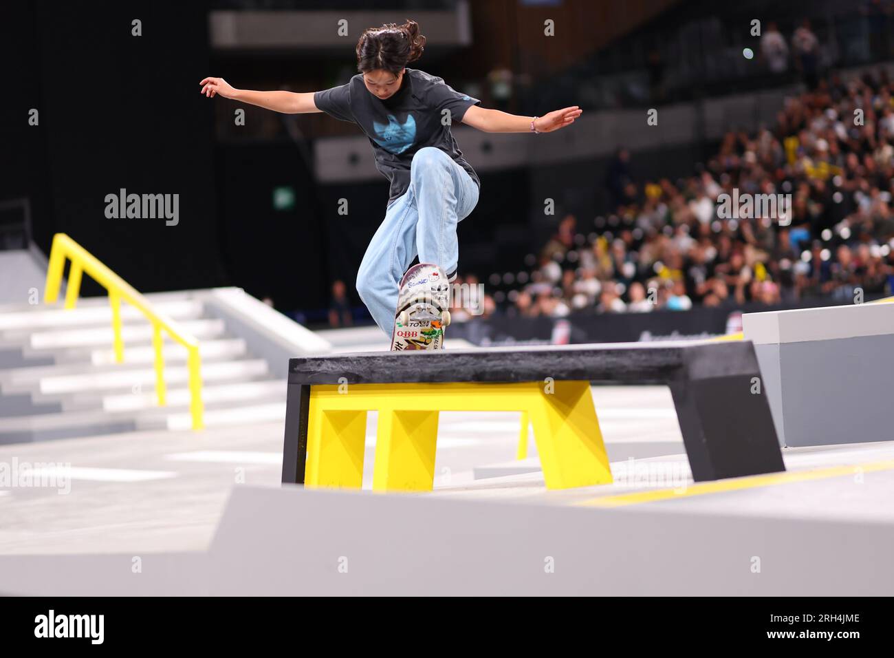 Tokyo, Japan. 12th Aug, 2023. Momiji Nishiya (JPN) Skateboarding : 2023 ...