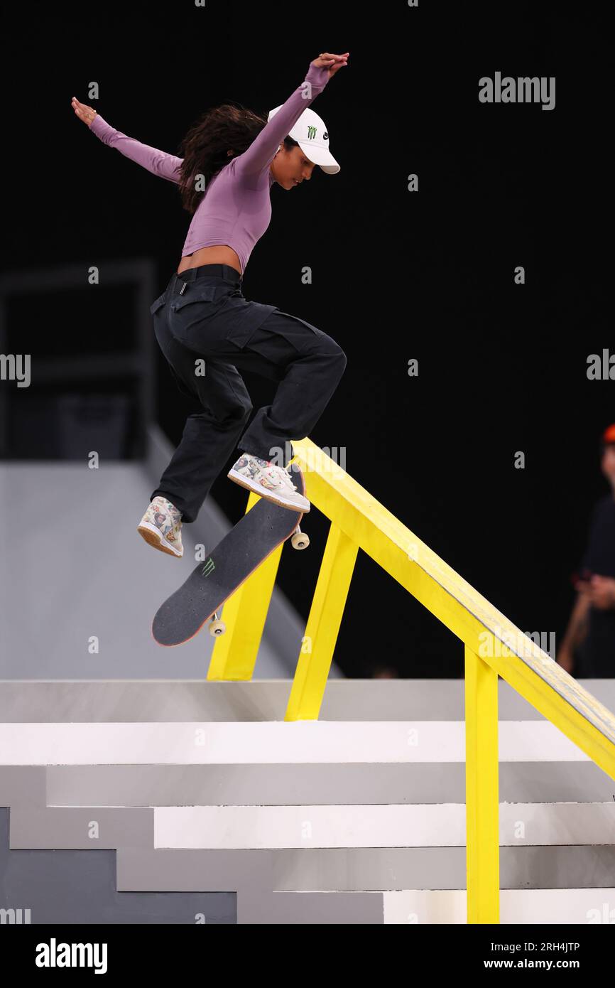 Tokyo, Japan. 12th Aug, 2023. Rayssa Leal (BRA) Skateboarding : 2023 ...