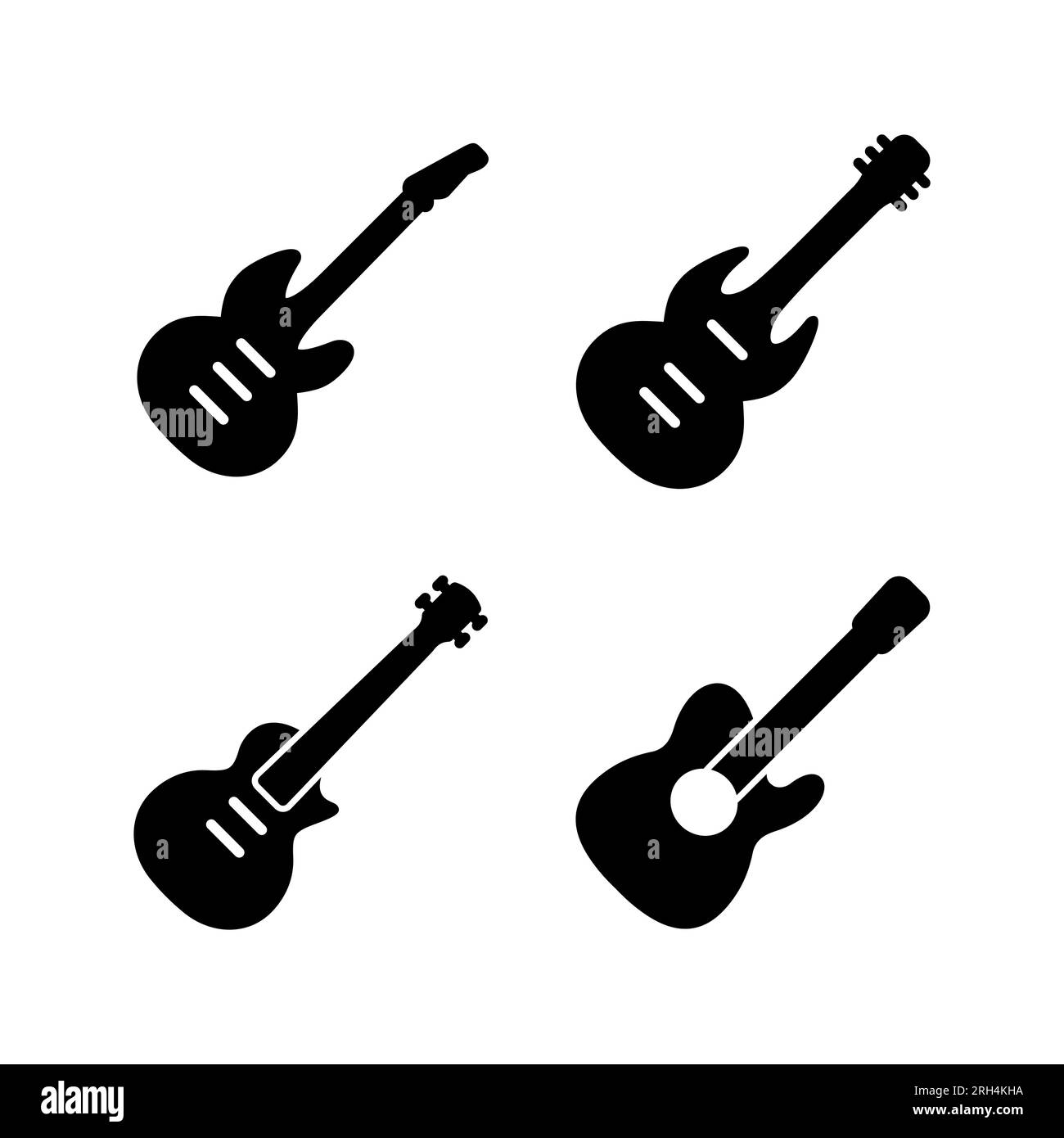 Guitar icon vector. musical instrument sign Stock Vector Image & Art ...