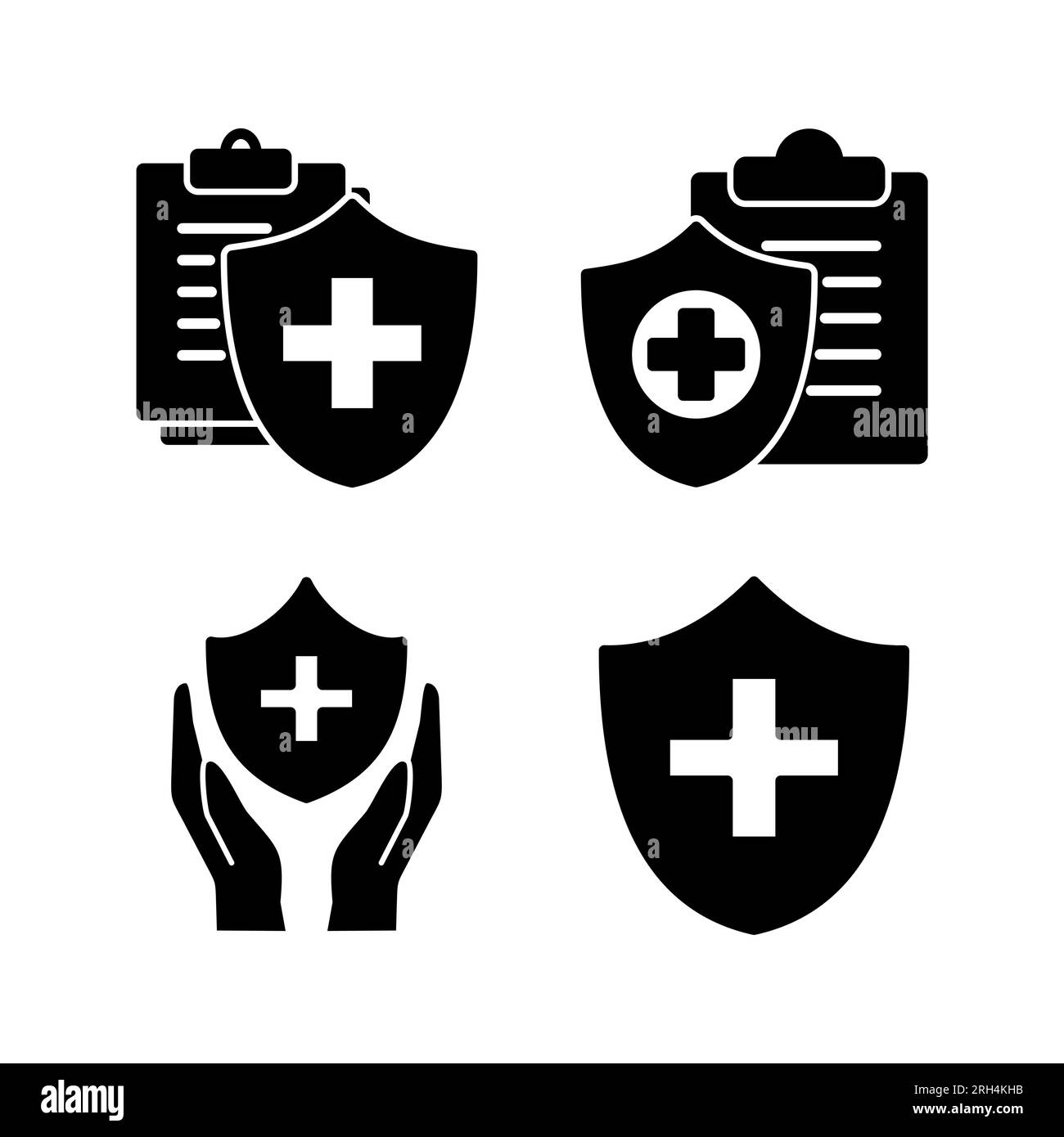 Health insurance icon vector. medical insurance icon Stock Vector Image ...