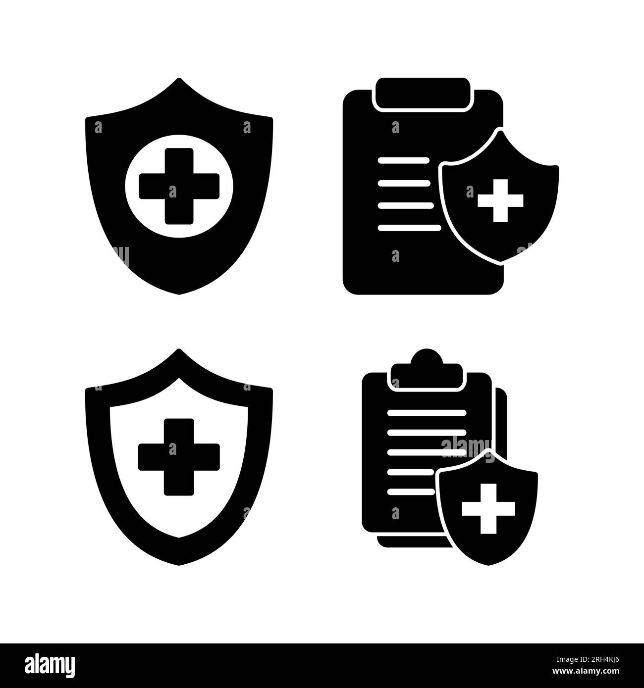 Health insurance icon vector. medical insurance icon Stock Vector Image ...