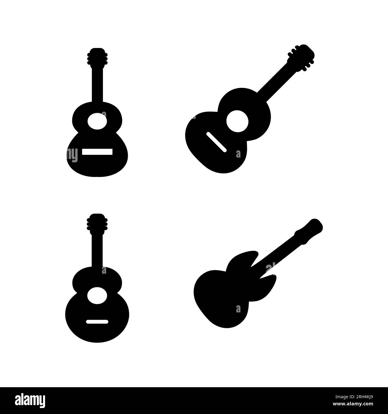 Guitar icon vector. musical instrument sign Stock Vector Image & Art ...