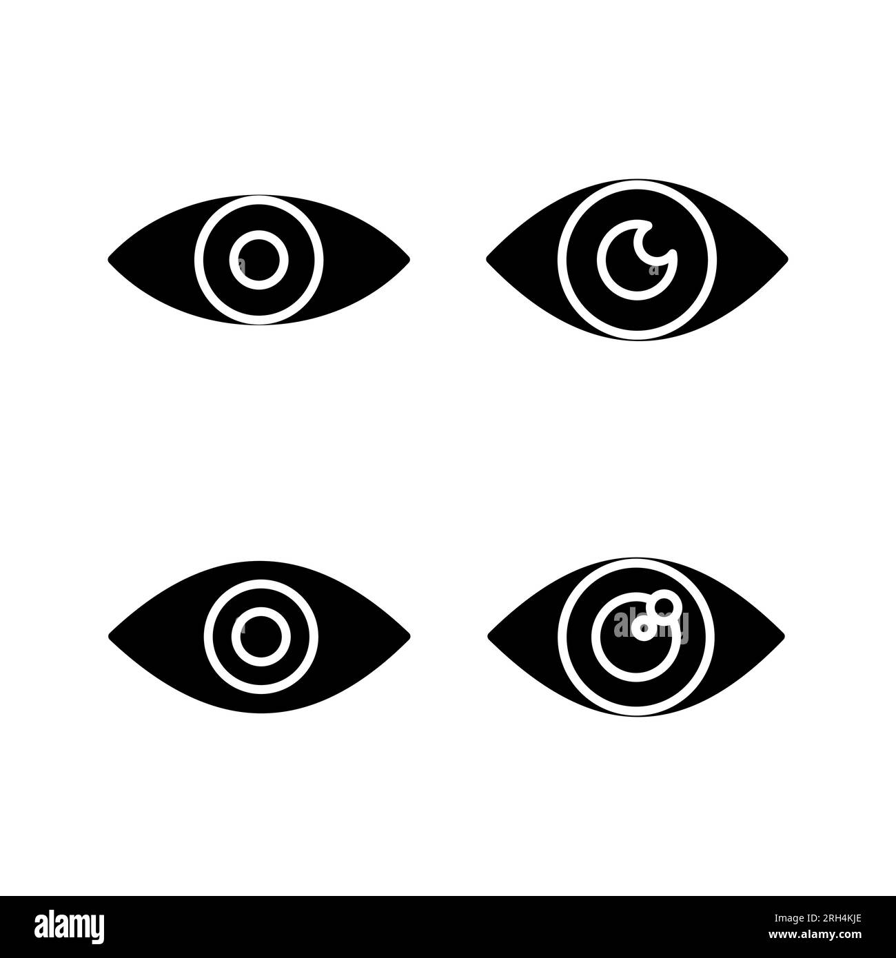 Eye icon. Look and Vision icon. Eye vector icon Stock Vector Image ...