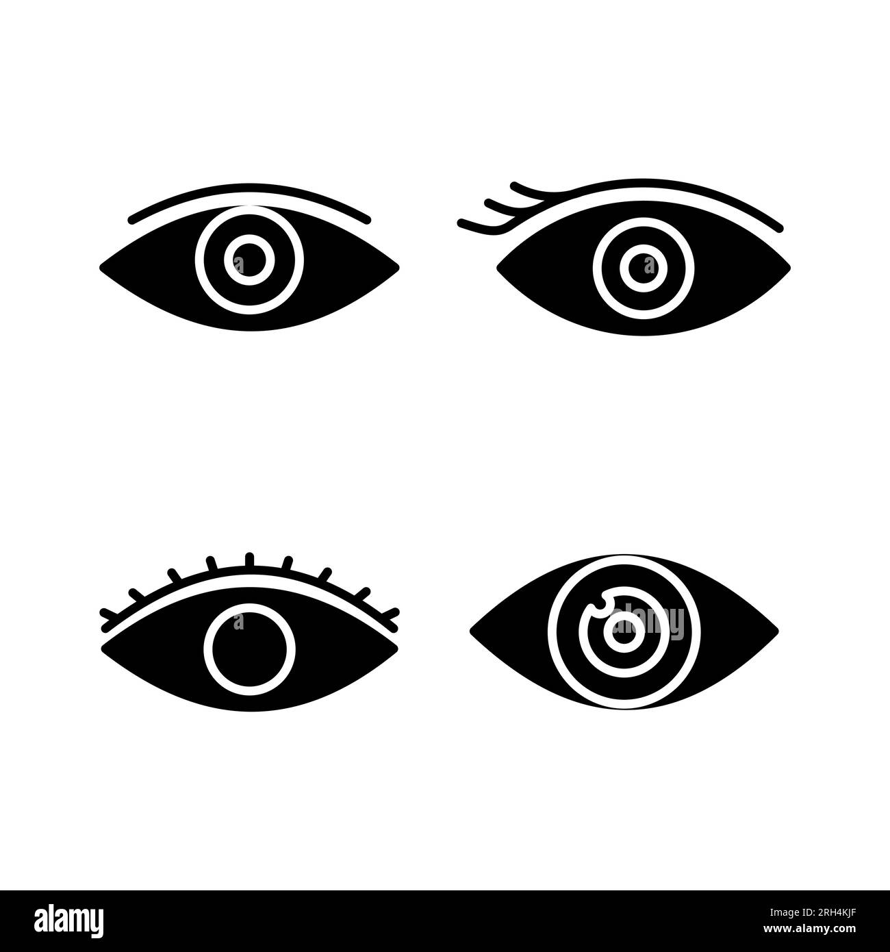 Eye icon. Look and Vision icon. Eye vector icon Stock Vector Image ...