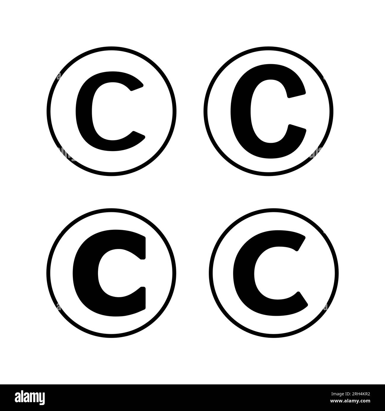 Copyright icon vector. copyright symbol Stock Vector Image & Art - Alamy
