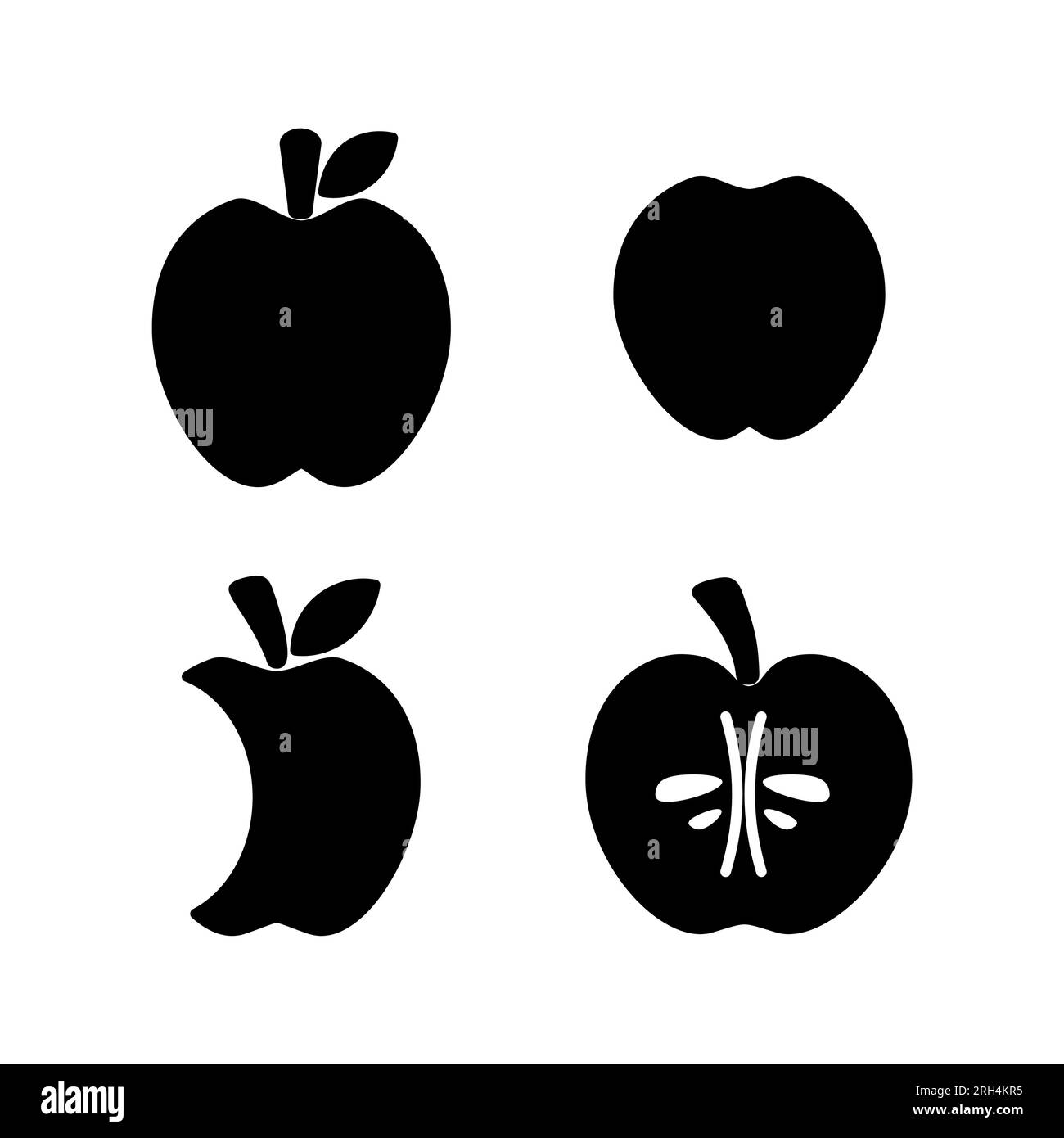 Apple icon vector. apple symbol Stock Vector Image & Art - Alamy