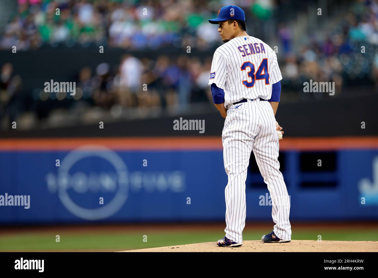New York Mets pitcher Kodai Senga, of Japan, throws against the Atlanta ...