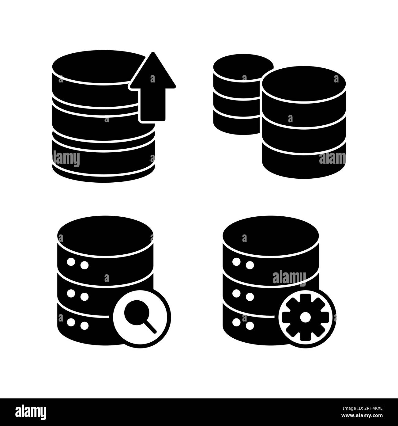 Database Icon Vector Server Icon Storage Stock Vector Image And Art Alamy