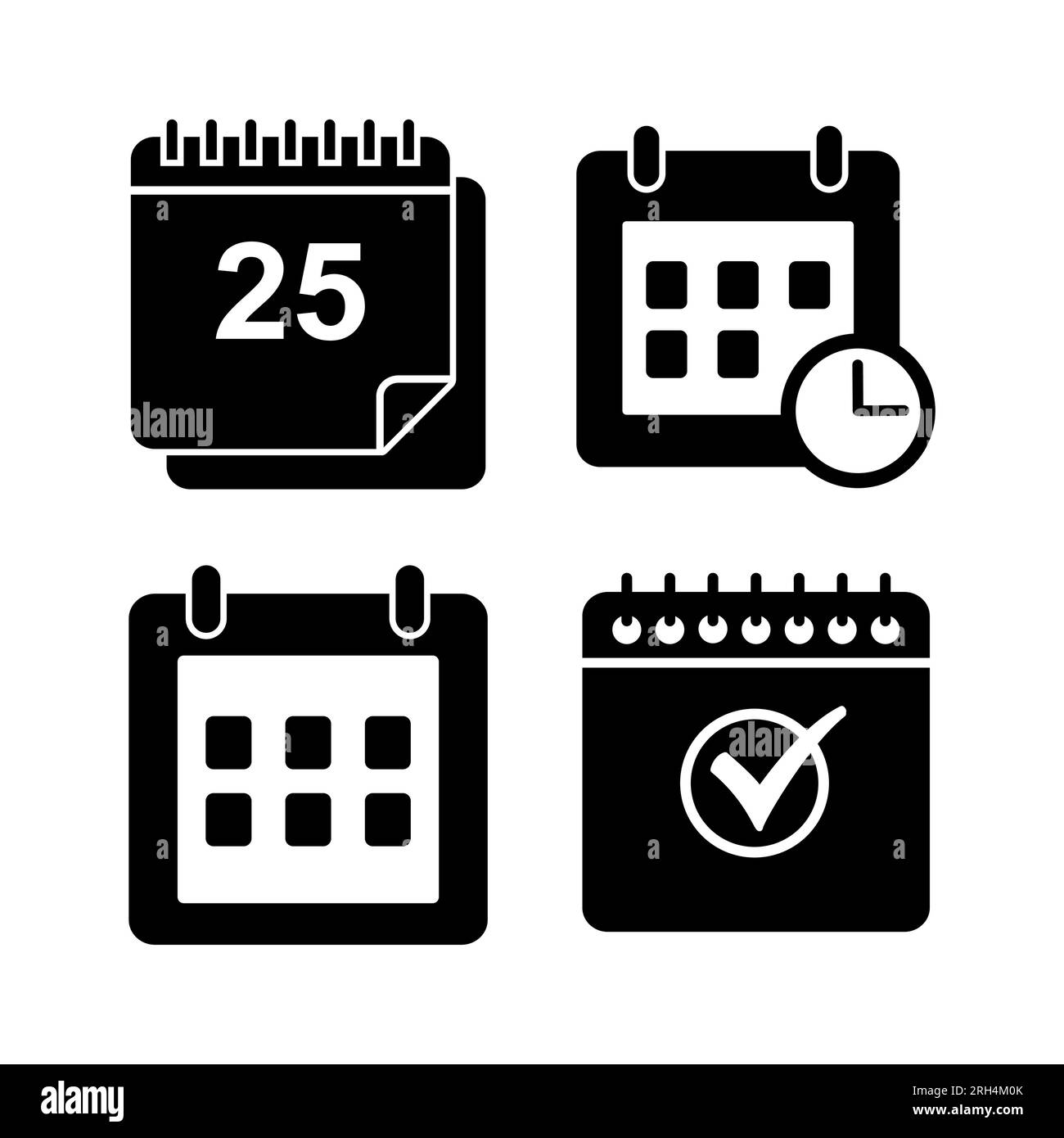 calendar icon vector. Calender symbol Stock Vector Image & Art - Alamy