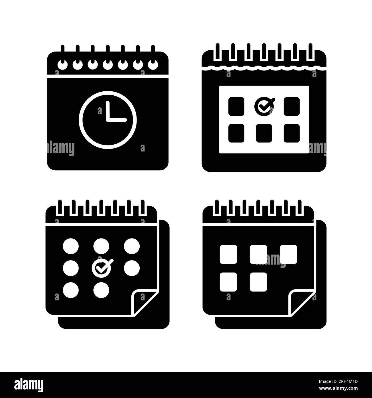 calendar icon vector. Calender symbol Stock Vector Image & Art - Alamy