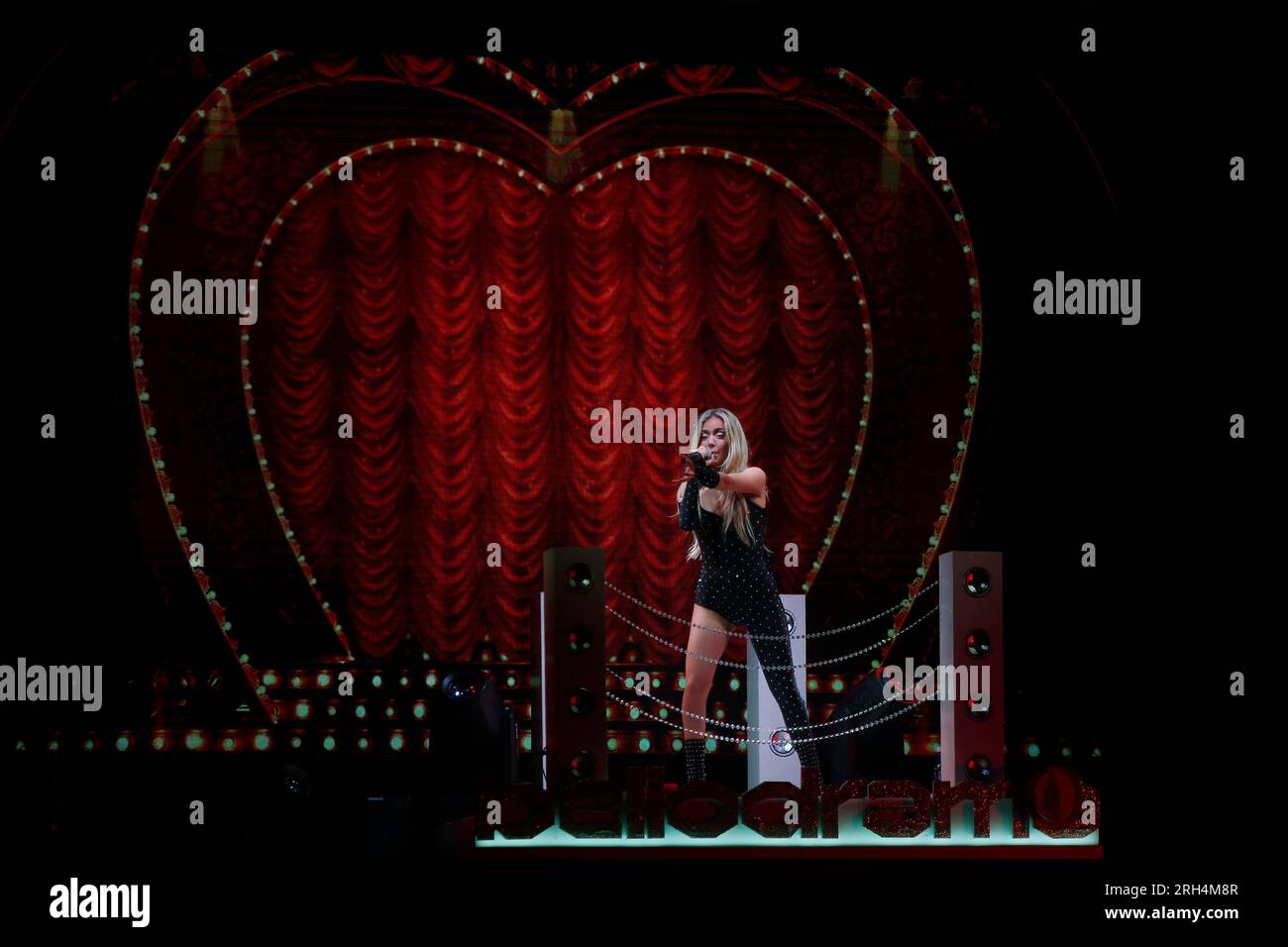 July 14, 2023, Madrid, Madrid, Spain: The singer from Malaga, Ana Mena ...