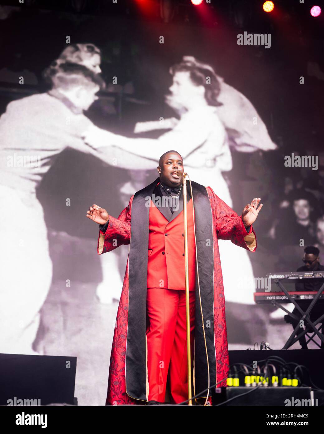 San Francisco, USA. 13th Aug, 2023. Gabriels performs on the Sutro ...