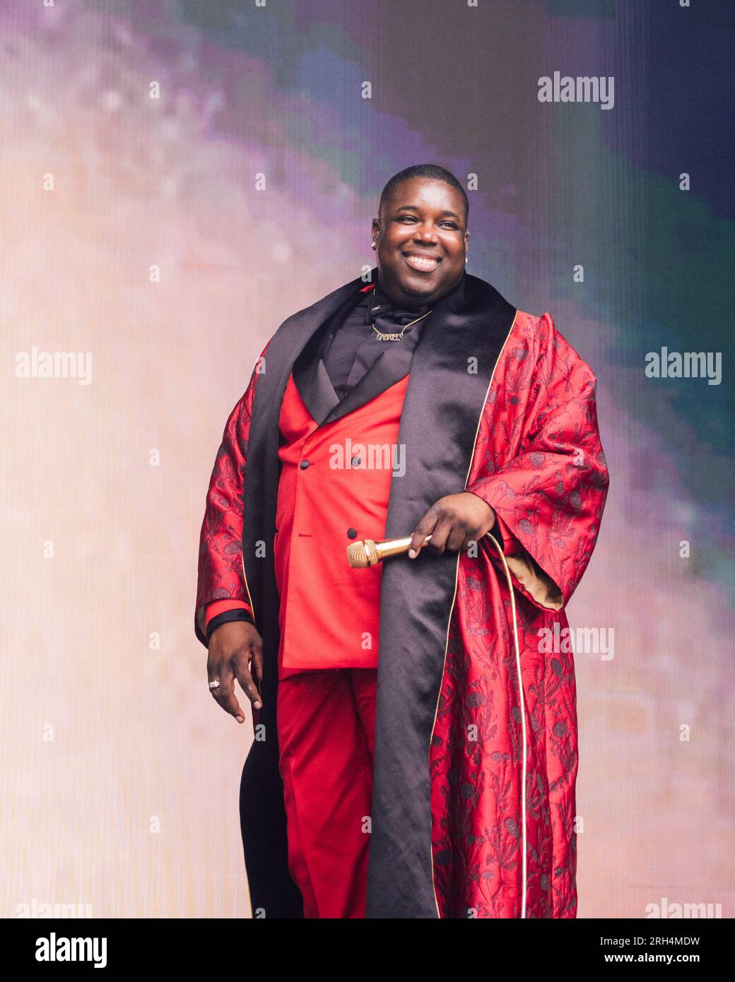 San Francisco, USA. 13th Aug, 2023. Gabriels performs on the Sutro ...