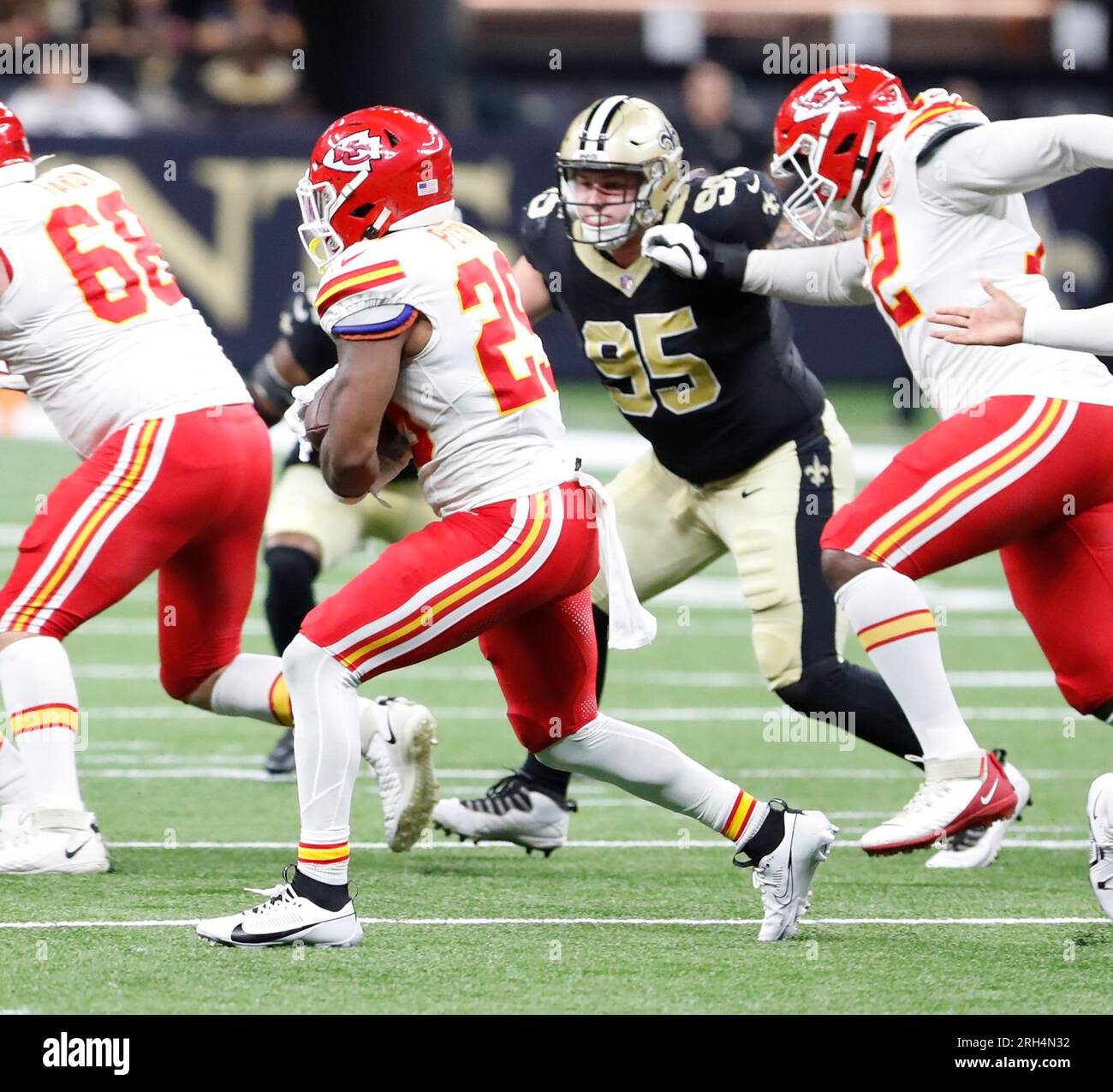 New Orleans, USA. 13th Aug, 2023. Kansas City Chiefs running back La ...