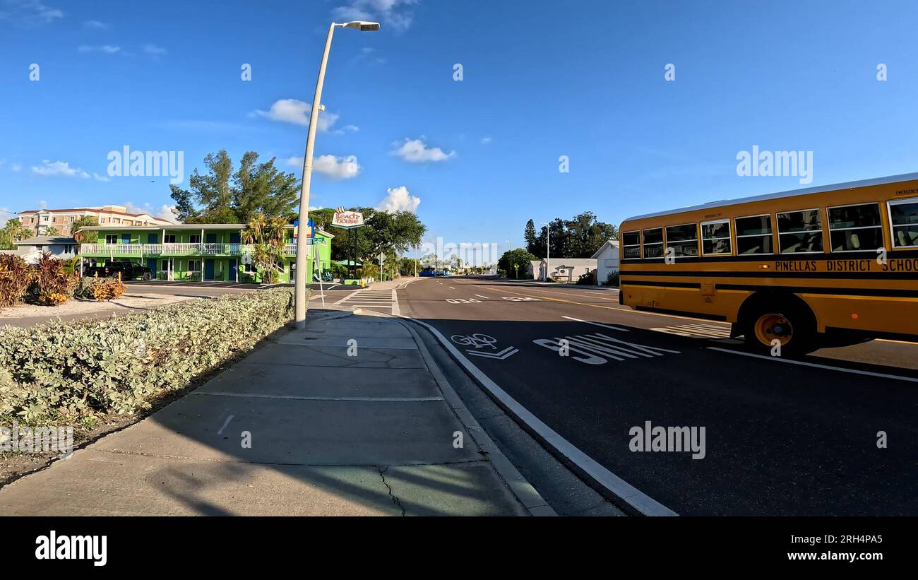 Treasure Island, Fla USA - 08 09 23: Treasure Island beach Pinellas ...