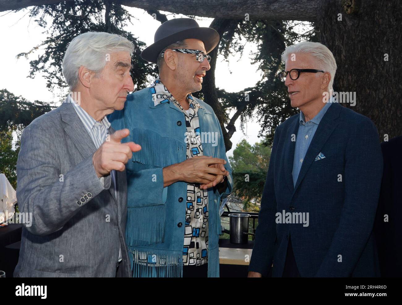 Hollywood, Ca. 13th Aug, 2023. Sam Waterston, Jeff Goldblum and Ted ...