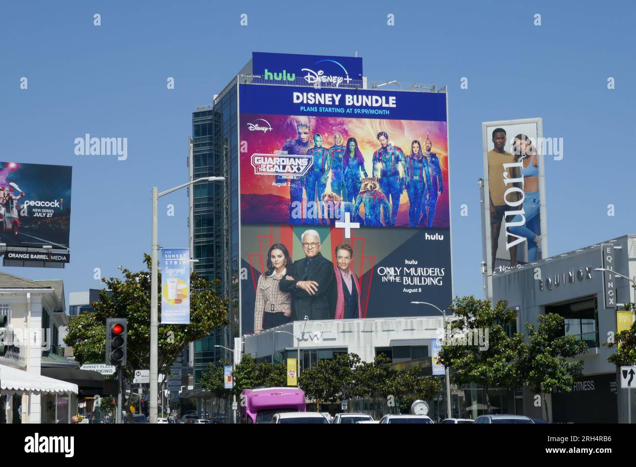Los Angeles, California, USA 12th August 2023 Disney Bungle Billboard ...