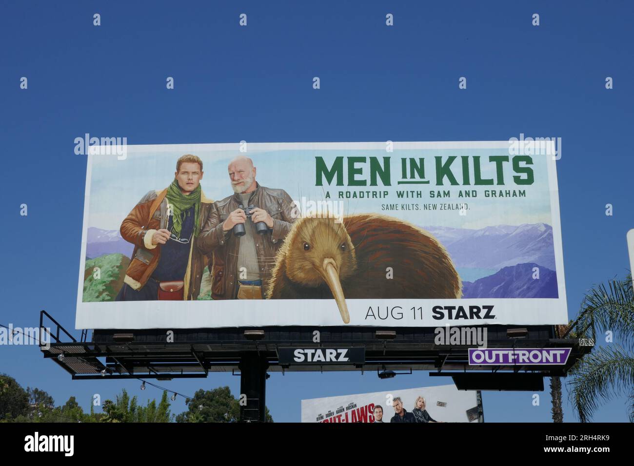 Los Angeles, California, USA 12th August 2023 Men in Kilts Billboard on ...