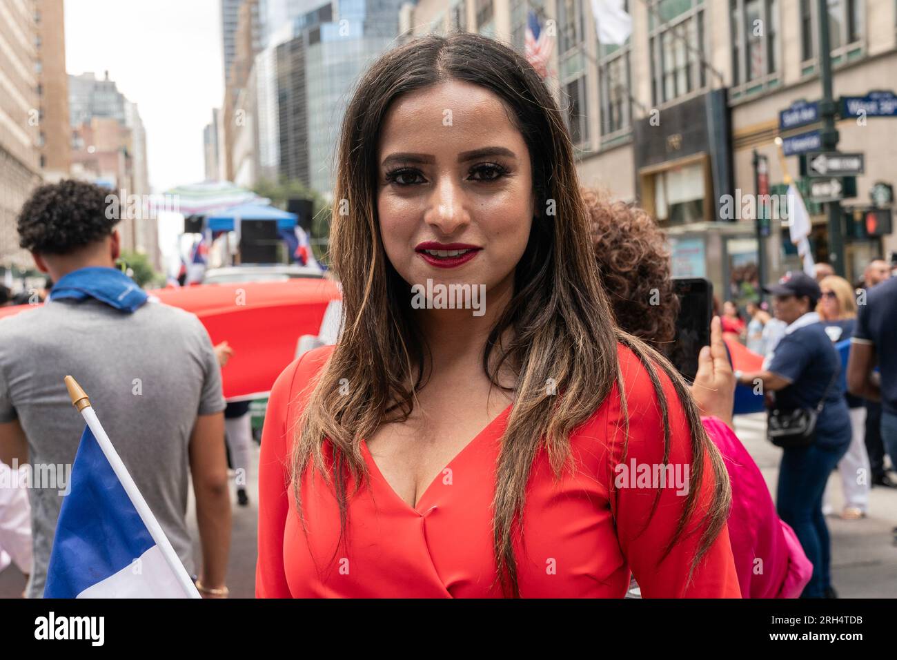 Assembly member Jenifer Rajkumar attends Dominican Day Parade on 6th ...