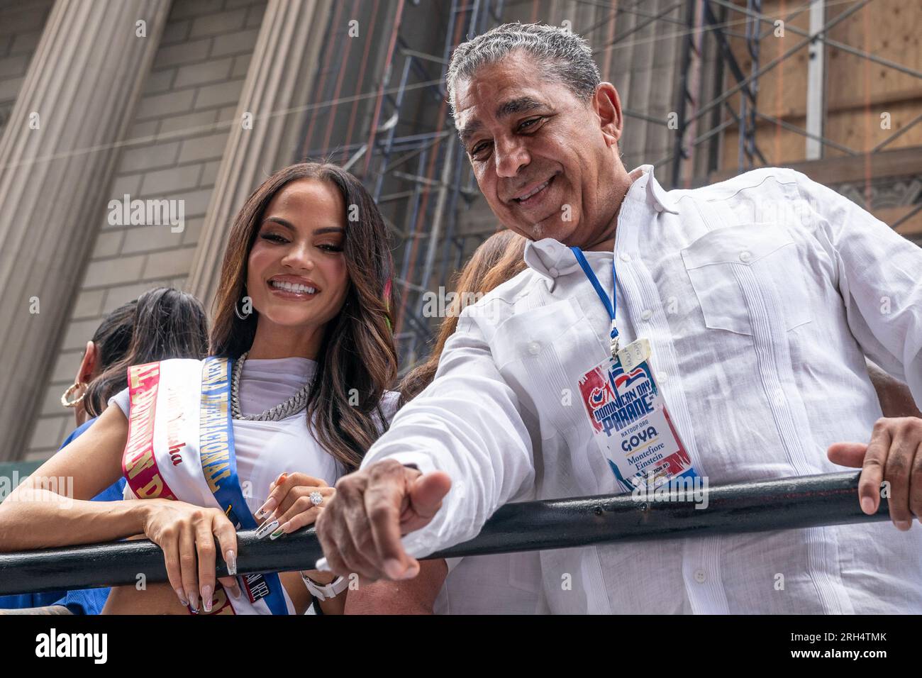 SInger Natti Natasha and Congressman Adriano Espaillat attend Dominican ...