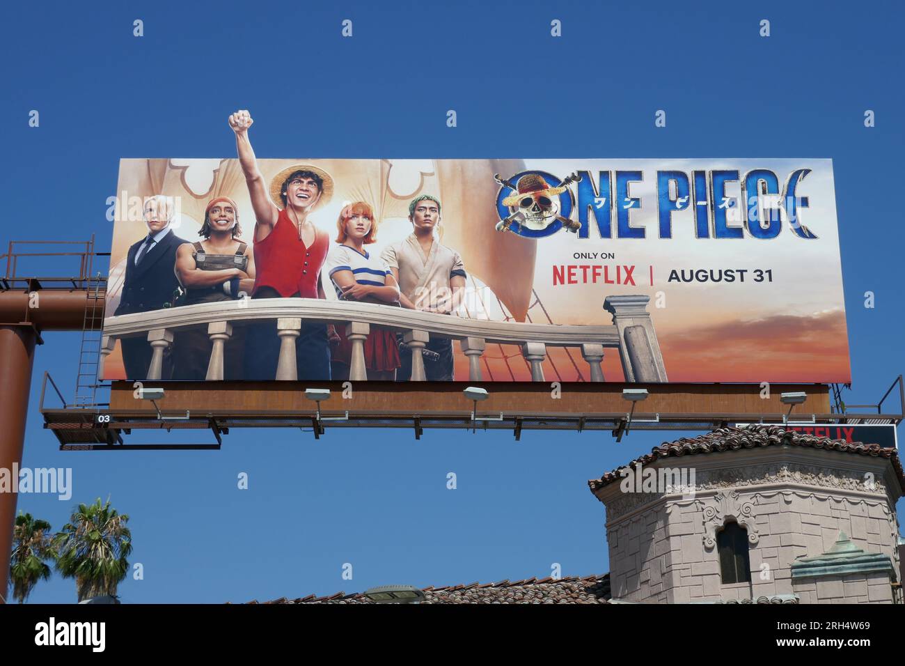 Los Angeles, California, USA 12th August 2023 One Piece Billboards on ...
