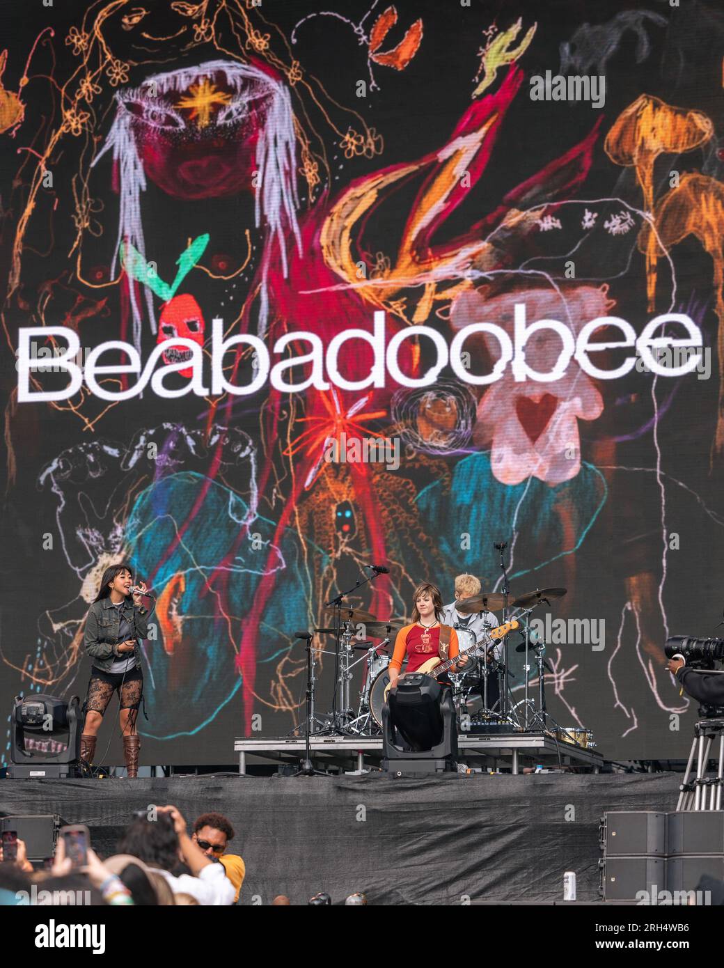San Francisco, USA. 13th Aug, 2023. Beabadoobee performs on the Twin ...