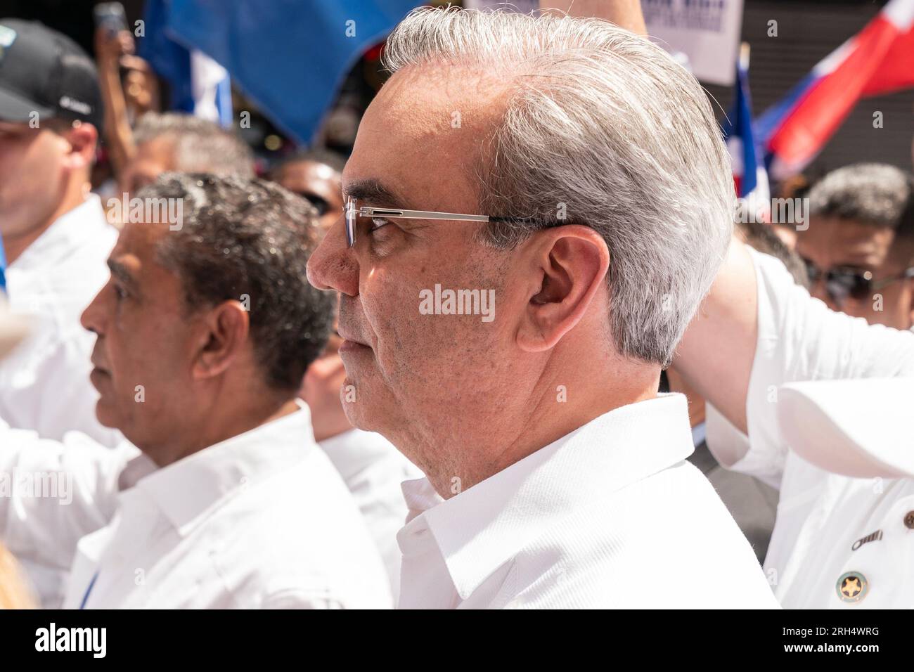 New York, USA. 13th Aug, 2023. Dominican Republic President Luis ...