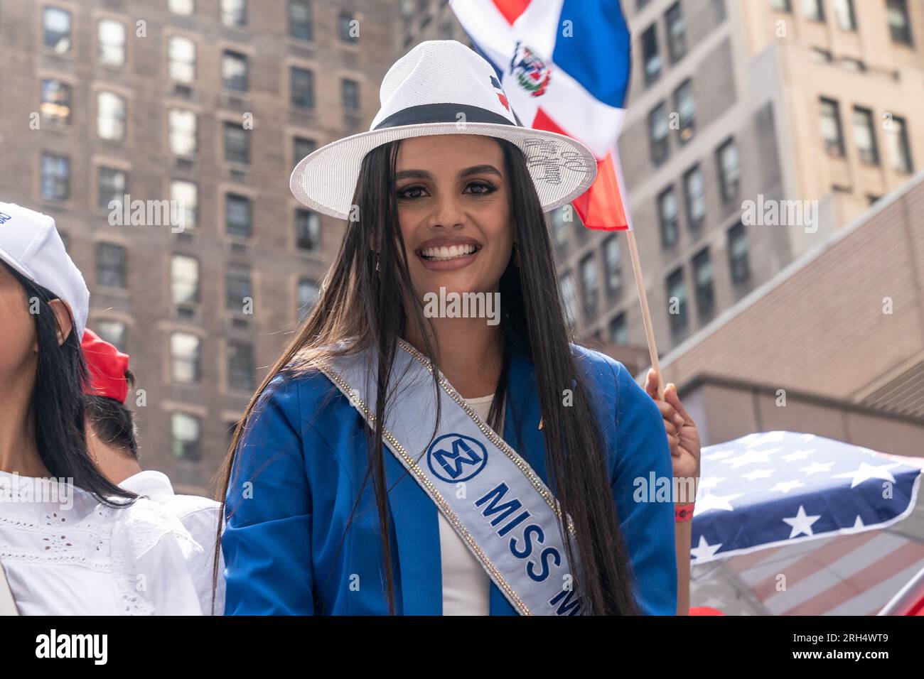 Maria Victoria Bayo, Miss Mundo Dominicana 2023 attends Dominican Day ...
