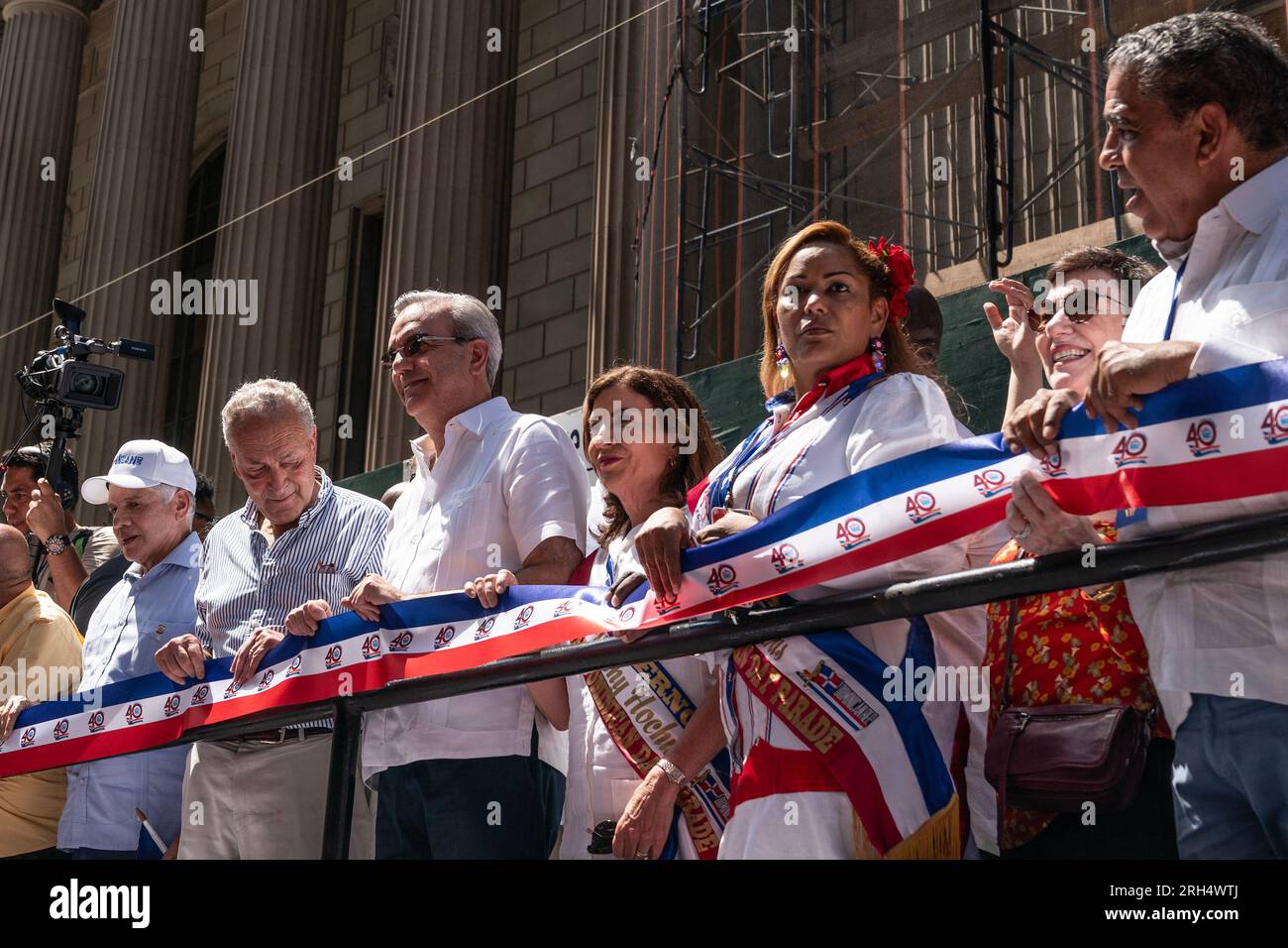 U. S. Senator Charles Schumer, Dominican Republic President Luis ...