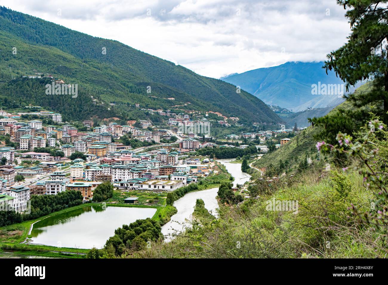 Serene Thimphu, Bhutan. Majestic mountains and vibrant culture meet in ...
