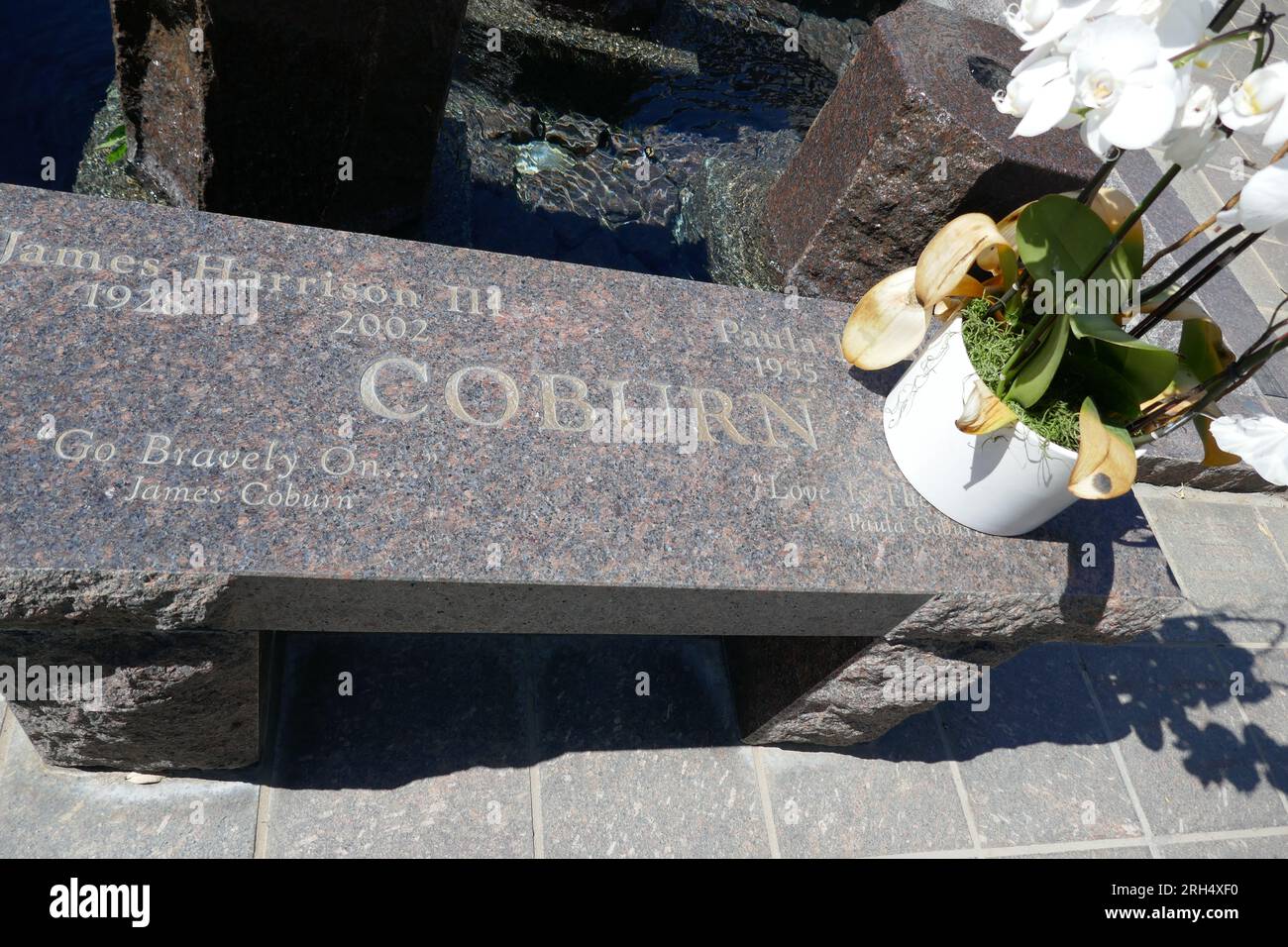 James Coburn Grave Westwood Village Cemetery The Maritime Explorer