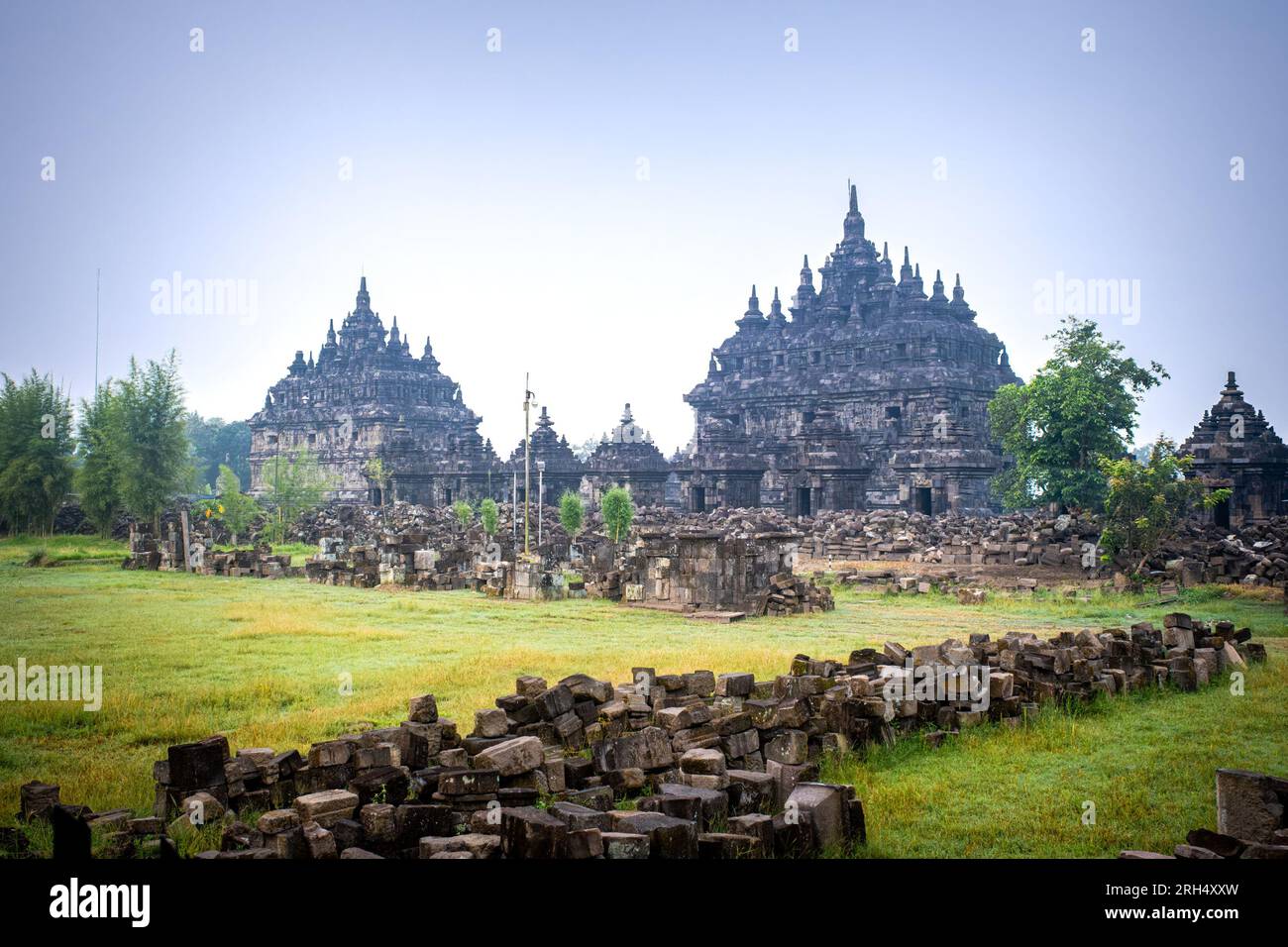 The twin temples of Candi Plaosan,built by Hindu prince for his ...