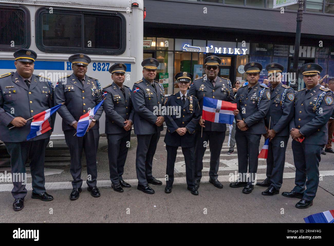 American police officers parade march hi-res stock photography and ...