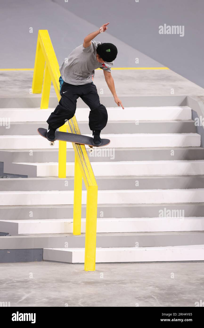 Tokyo, Japan. 12th Aug, 2023. Daiki Ikeda (JPN) Skateboarding : 2023 ...