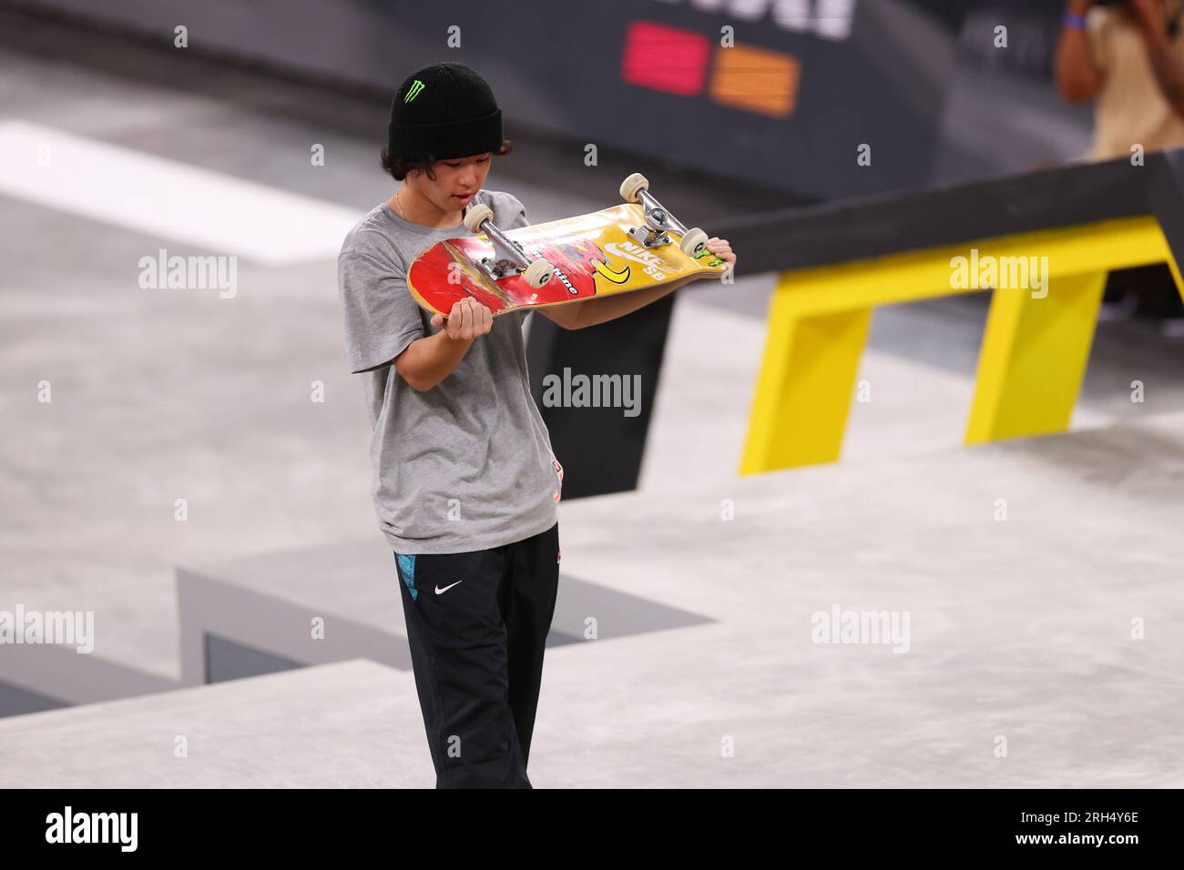 Tokyo, Japan. 12th Aug, 2023. Daiki Ikeda (JPN) Skateboarding : 2023 ...