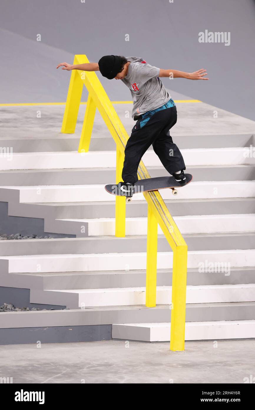 Tokyo, Japan. 12th Aug, 2023. Daiki Ikeda (JPN) Skateboarding : 2023 ...