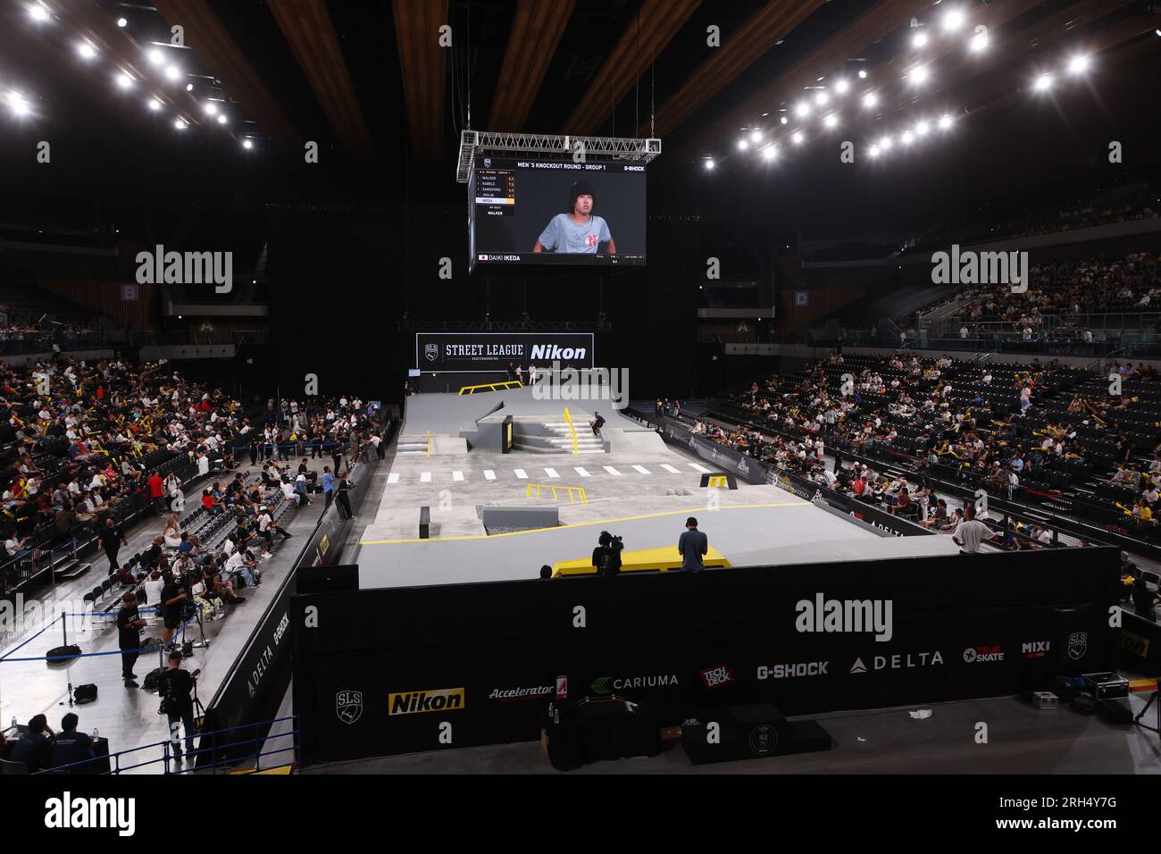 Tokyo, Japan. 12th Aug, 2023. General view Skateboarding : 2023 SLS ...