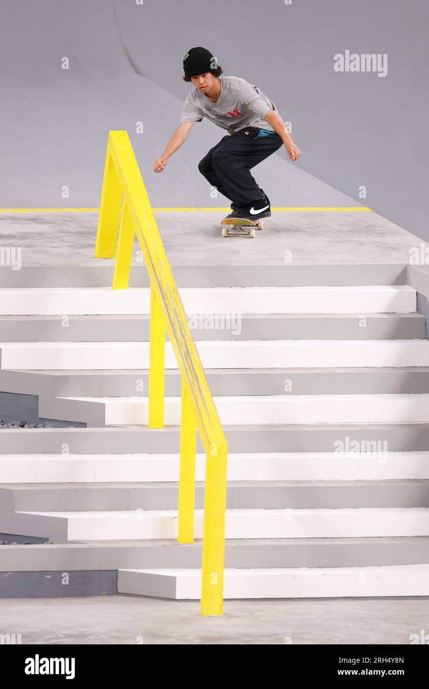 Tokyo, Japan. 12th Aug, 2023. Daiki Ikeda (JPN) Skateboarding : 2023 ...