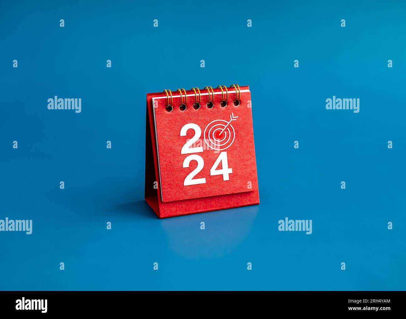 Happy new year 2024 banner background. 2024 numbers year with target ...